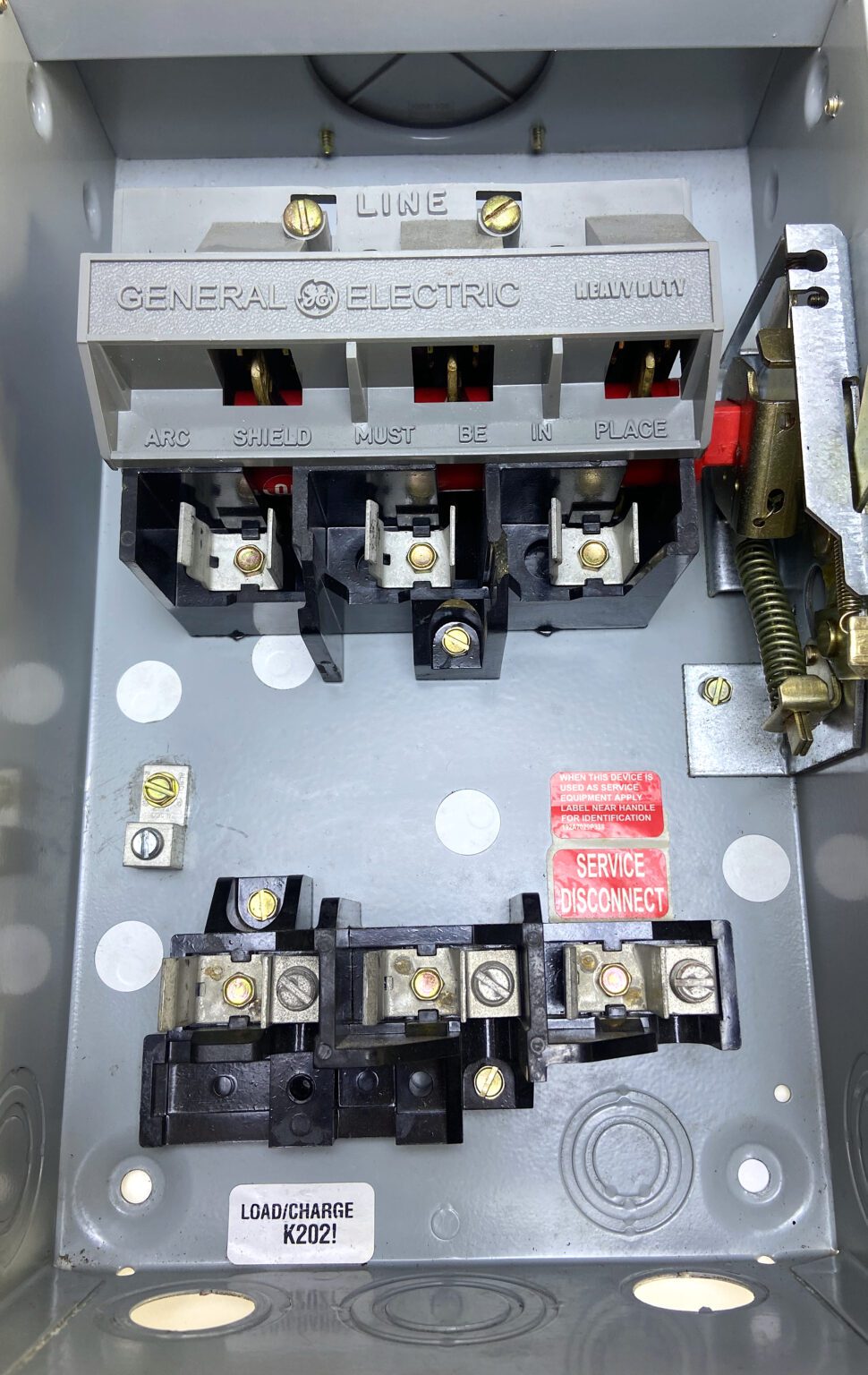 General Electric TH3361R 3P4W 30 Amp 600Vac Fusible Safety Switch ...