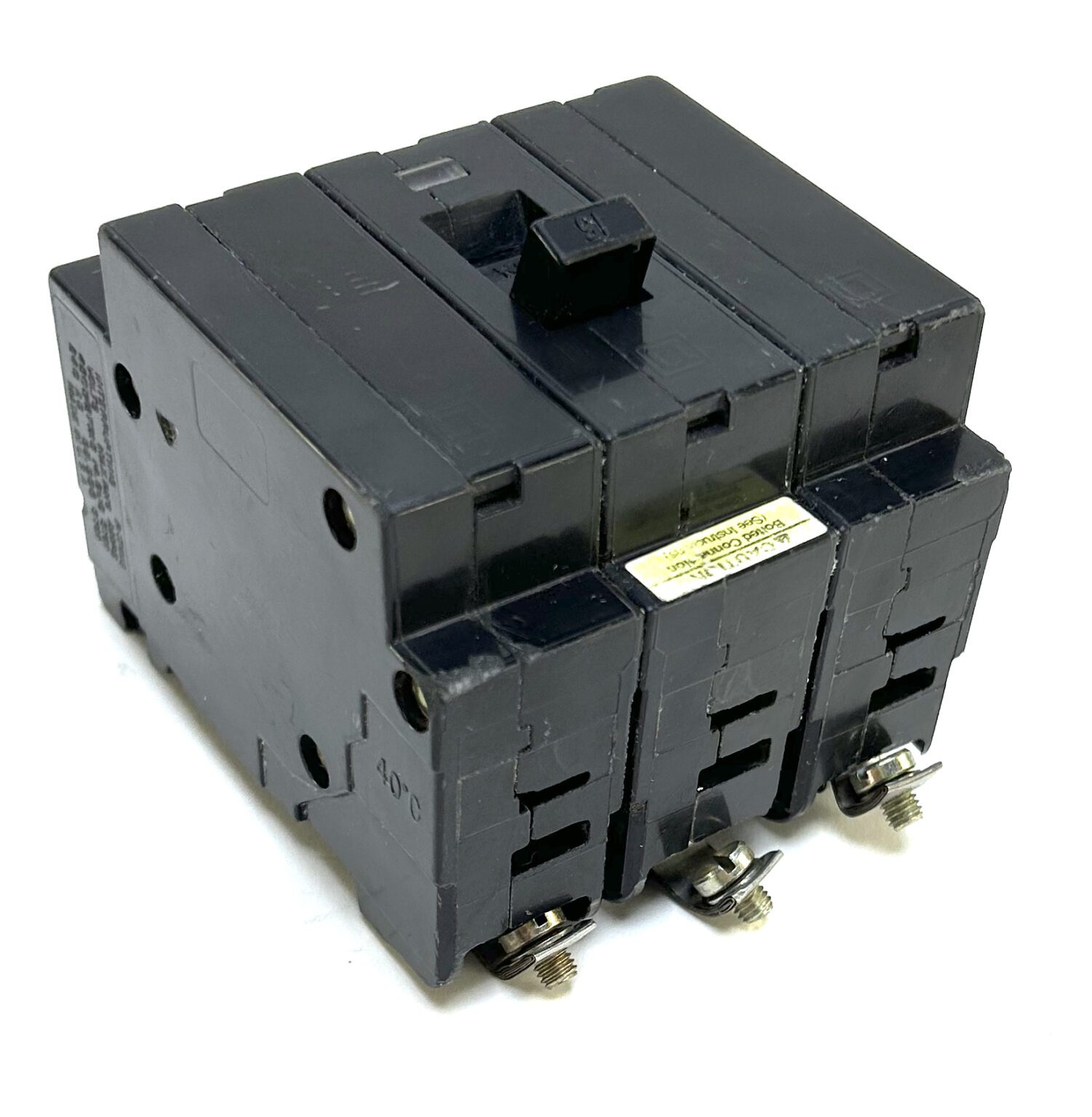Square D EHB34015 3 Pole 15 Amp 240 Vac Circuit Breaker (CHIP)