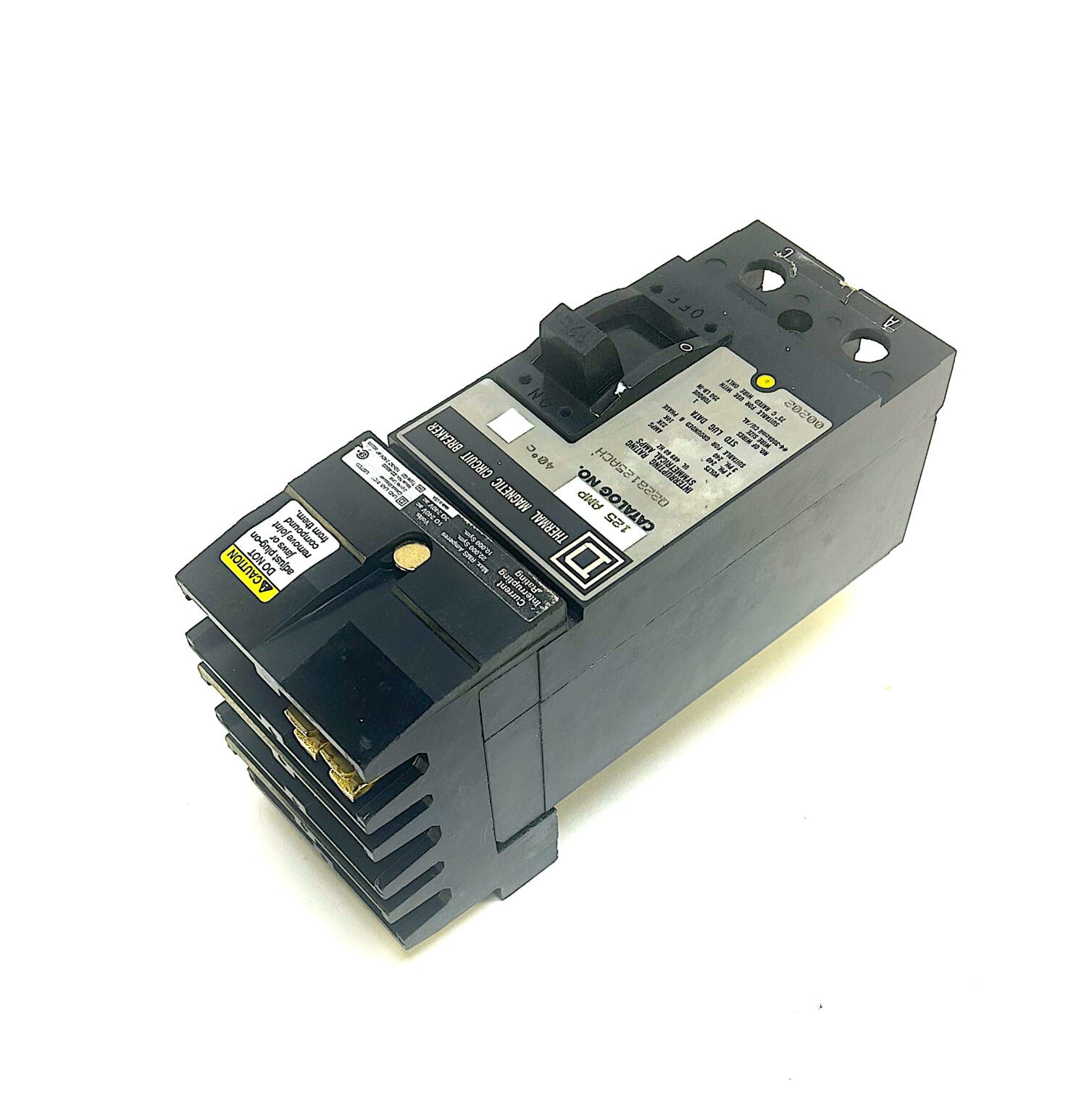 Square D Q222125ACH 2 Pole 125Amp 240Vac I-Line Breaker A+C Phase ...