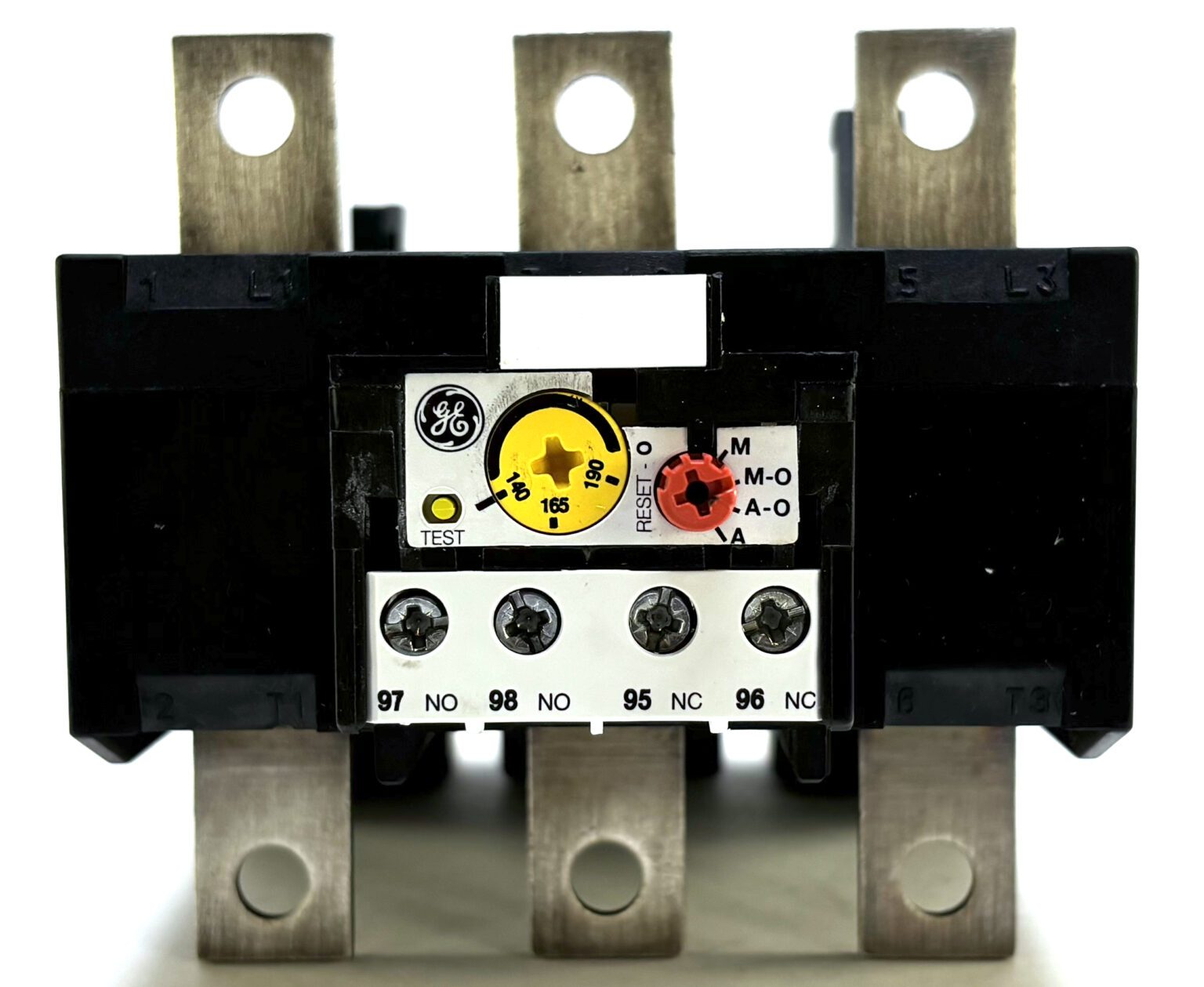 General Electric RT3F 3 Pole 140/190A 600V Overload Block (USED)