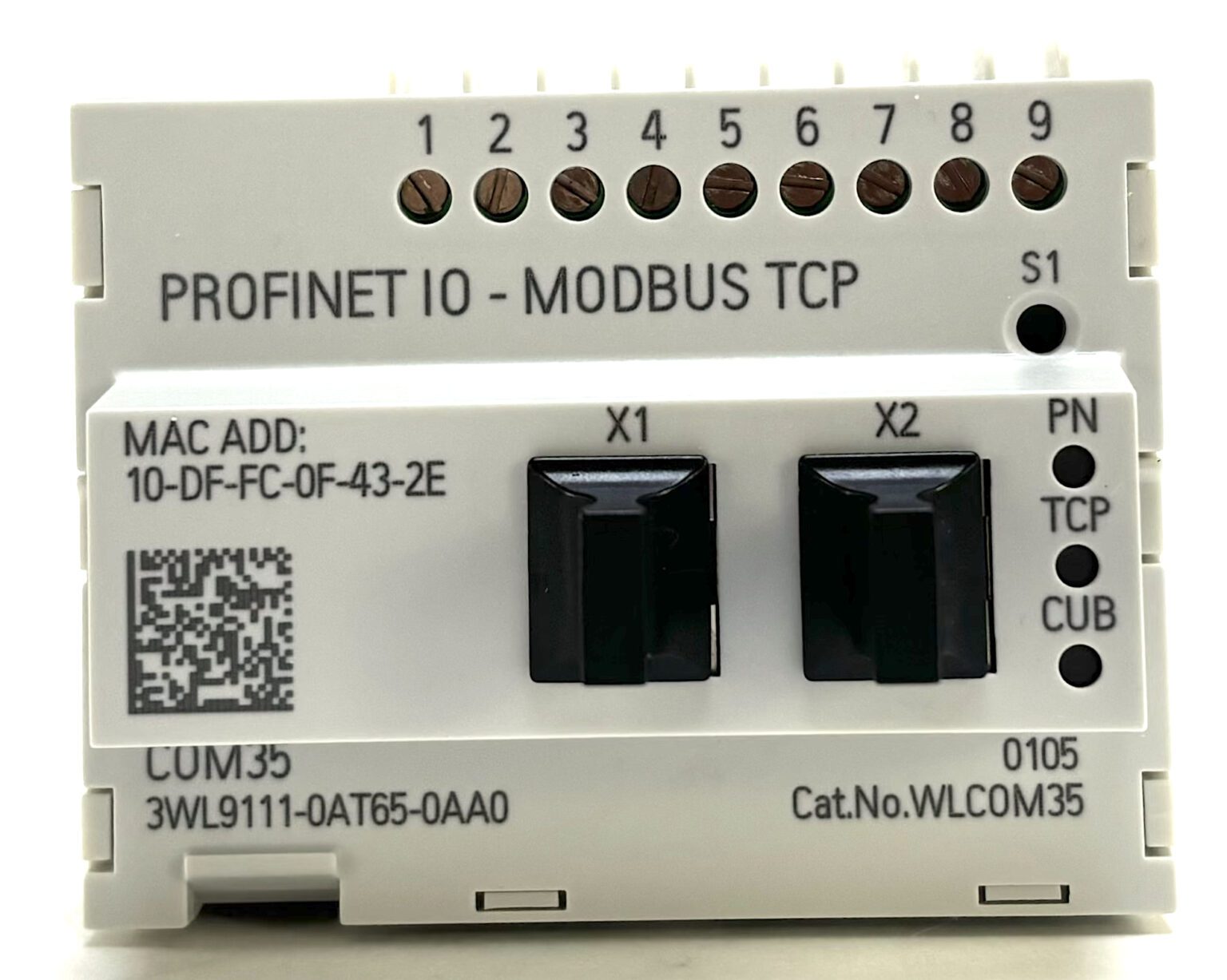 Siemens WLCOM35 Profinet Plus Modbus TCP Module (FACTORY NEW)