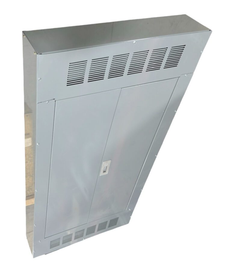 Square D 3Phase 3Wire 600Amp 480Vac 66 Circuits MLO Panel w/Doors