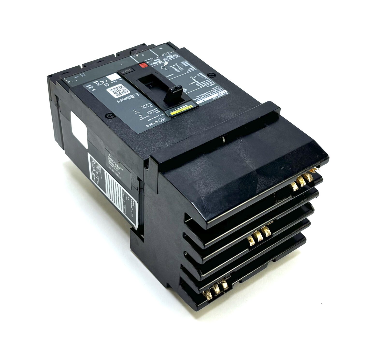 Square D HJA36150 3 Pole 150 Amp 600Vac PowerPact Circuit Breaker