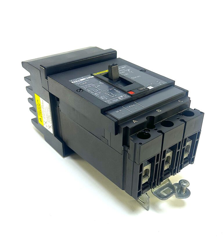 Square D HJA36050 3 Pole 50 Amp 600 Vac I-Line PowerPact Breaker