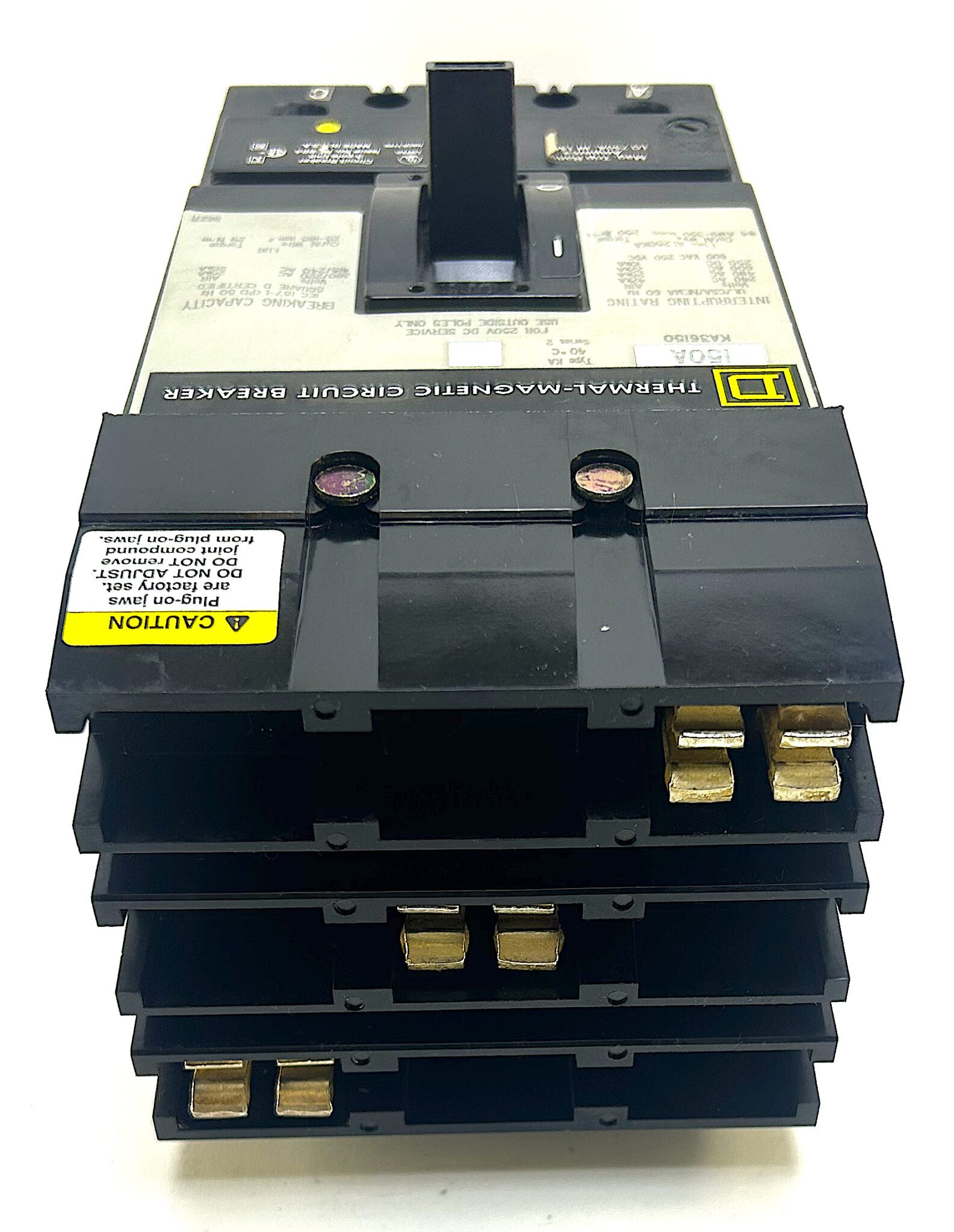 Square D KC34150 3 Pole 150 Amp 480 Vac I-Line Circuit Breaker