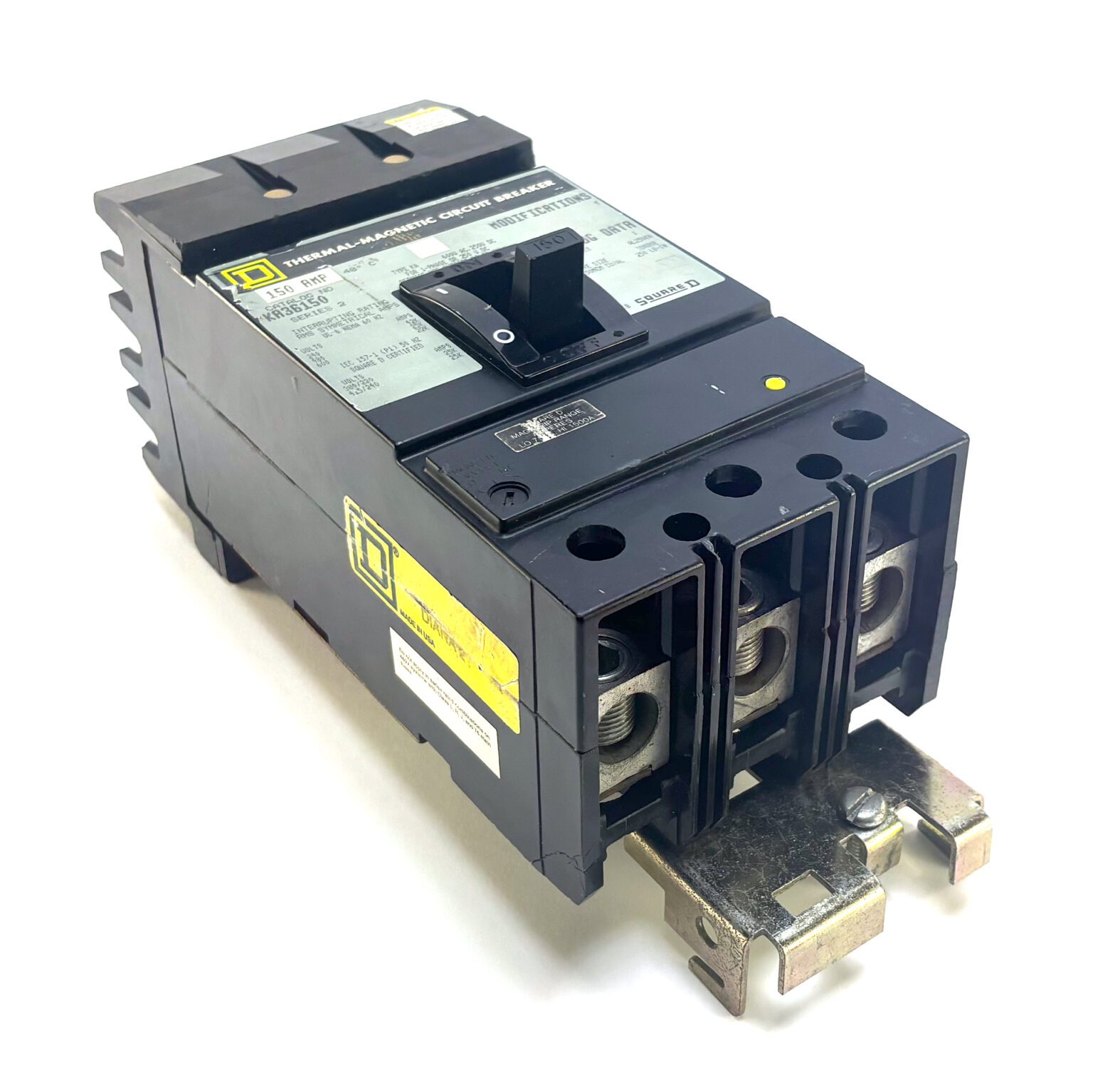 Square D KA36150 3Pole 150Amp 600Vac Circuit Breaker (CHIP/CRACK)