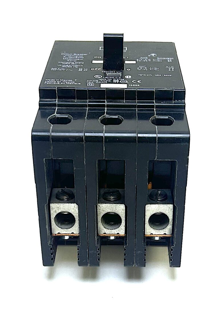 Square D EGB34100 3 Pole 100 Amp 480/277 Vac Circuit Breaker ...