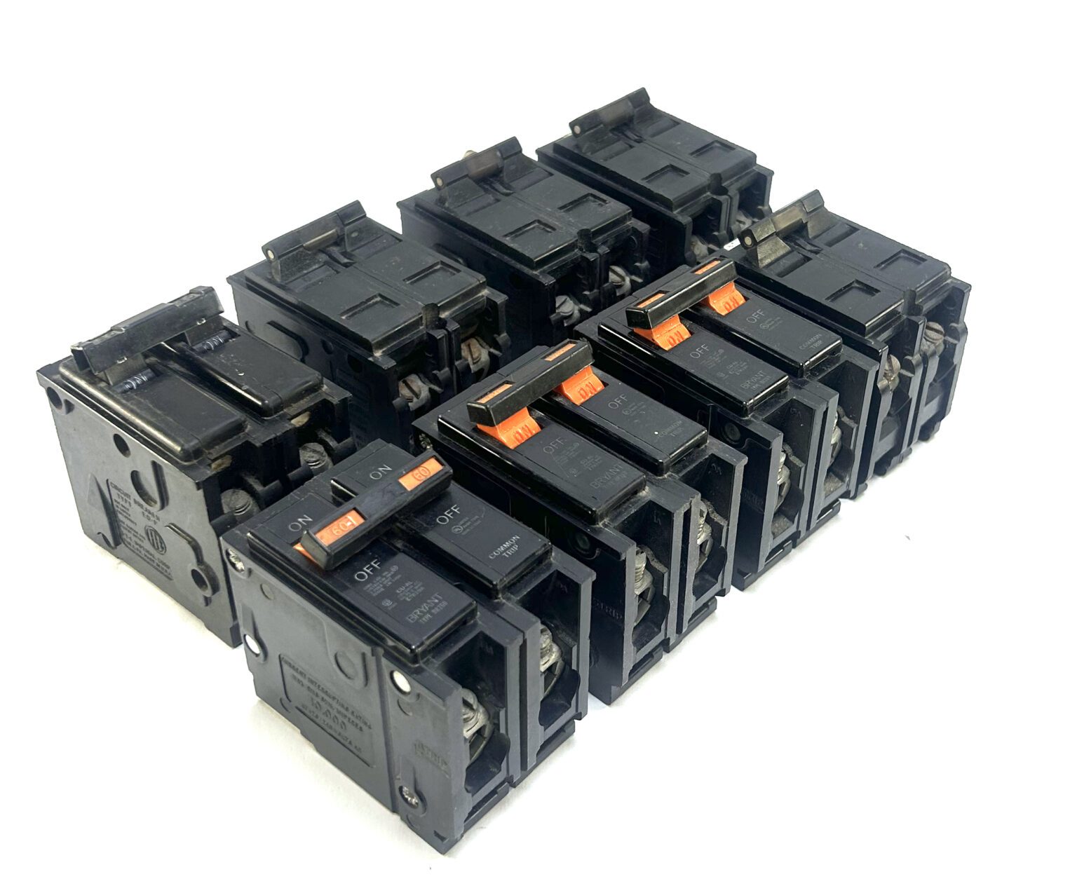 Bryant BR260 2 Pole 60 Amp 240 Amp Circuit Breaker (Lot Of 8 ...