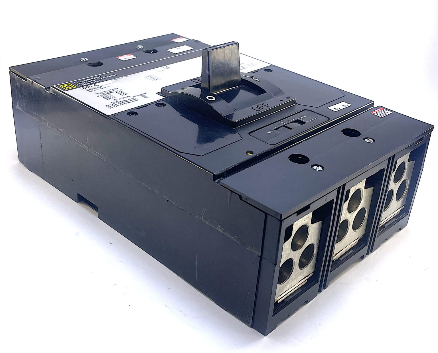 Square D MAP36600G 3 Pole 600 AMP 600 VAC Breaker w/Ground (CHIP)