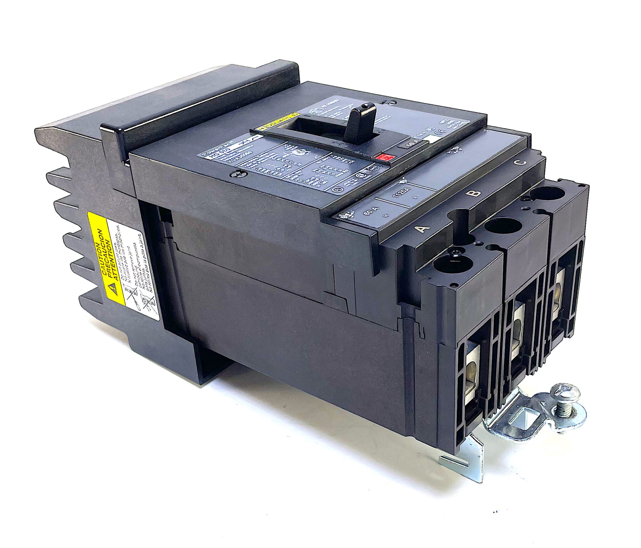 Square D HGA36060 3 Pole 60 Amp 600 Vac Circuit Breaker