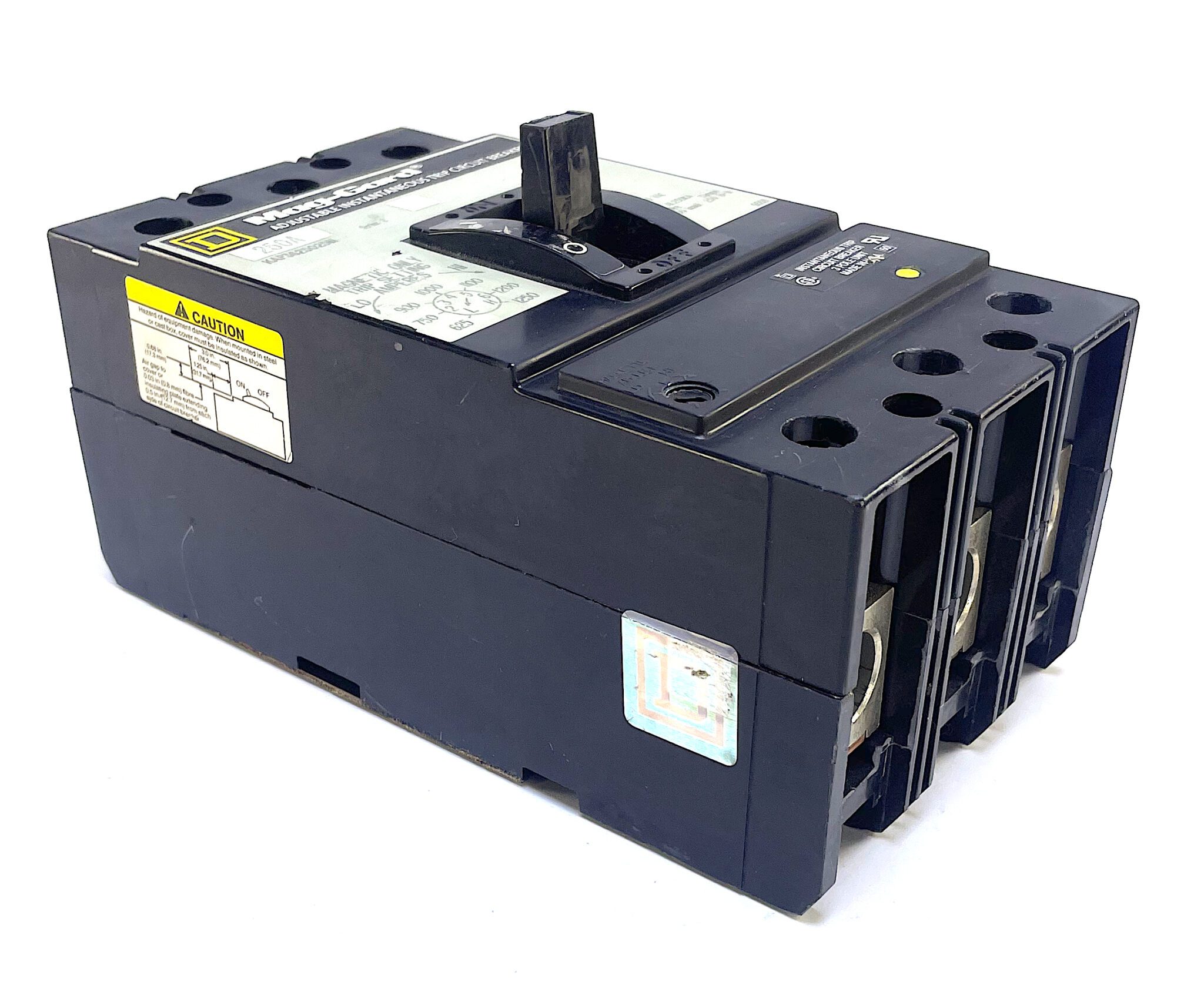 Square D KAP3625025M 3 Pole 250 Amp 600 Vac Circuit Breaker ...