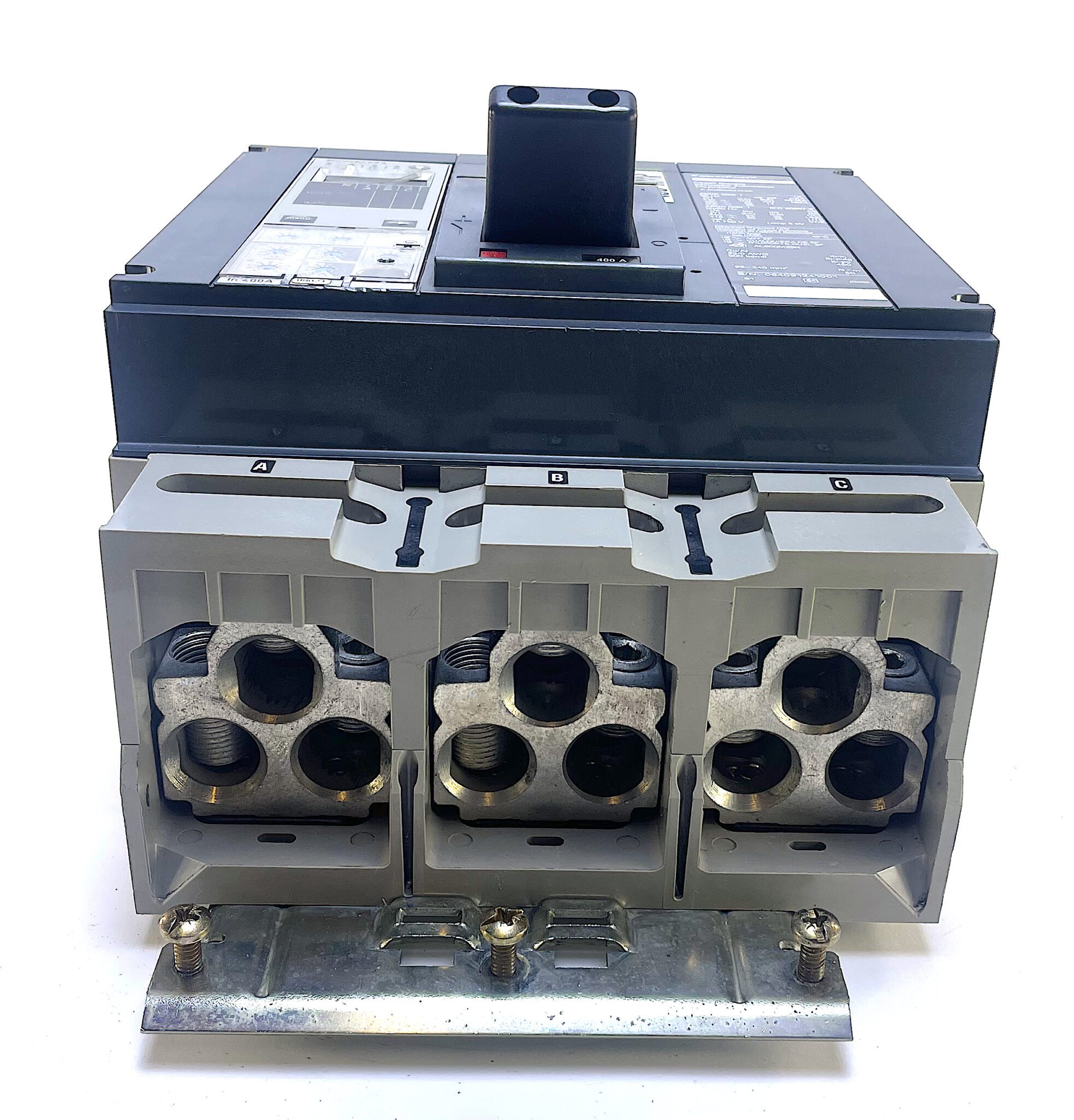 Square D PJA36040U44A 3 Pole 400 Amp 600 Vac Circuit Breaker | Electrical Power and Control ...