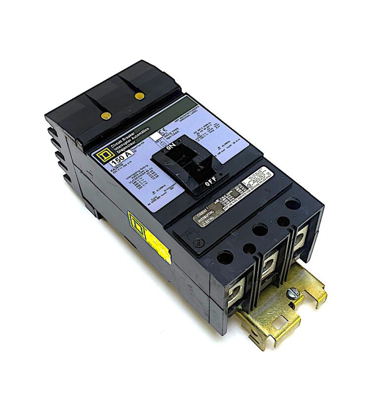 Square D KA36150 3 Pole 150 Amp 600 Vac I-Line Circuit Breaker