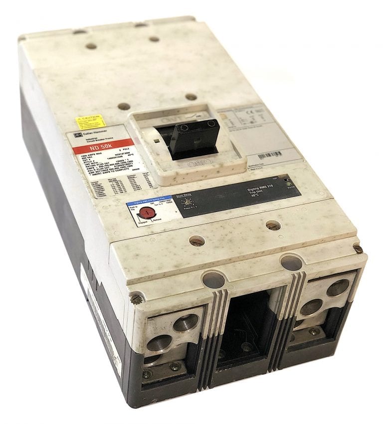 Cutler Hammer 2 Pole 1200A 600V Breaker w/Digitrip + 1200A Plug (EE5 ...