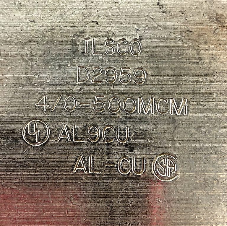 Ilsco D2959 4/0 - 500 MCM Lug (Single) | Electrical Power and Control ...
