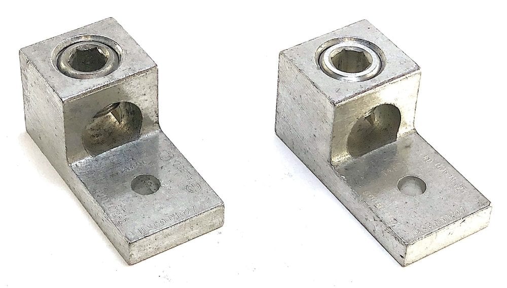 ILSCO D1027 AL9CU TA-600 600MCM-2 Lugs (Set of 2) (K4) | Electrical ...