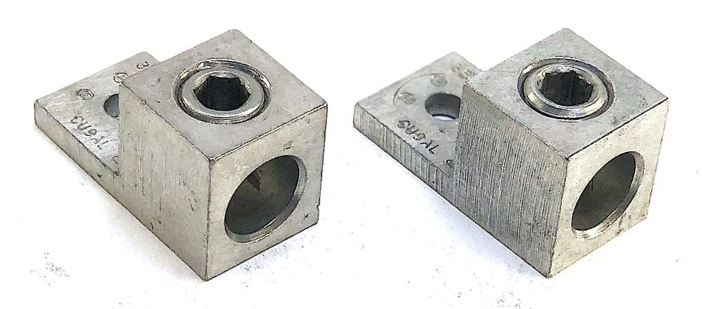 CMC LA-350 CU9AL Lugs (Set of 2) 350 KCMIL (1 Hole) (K2) | Electrical ...