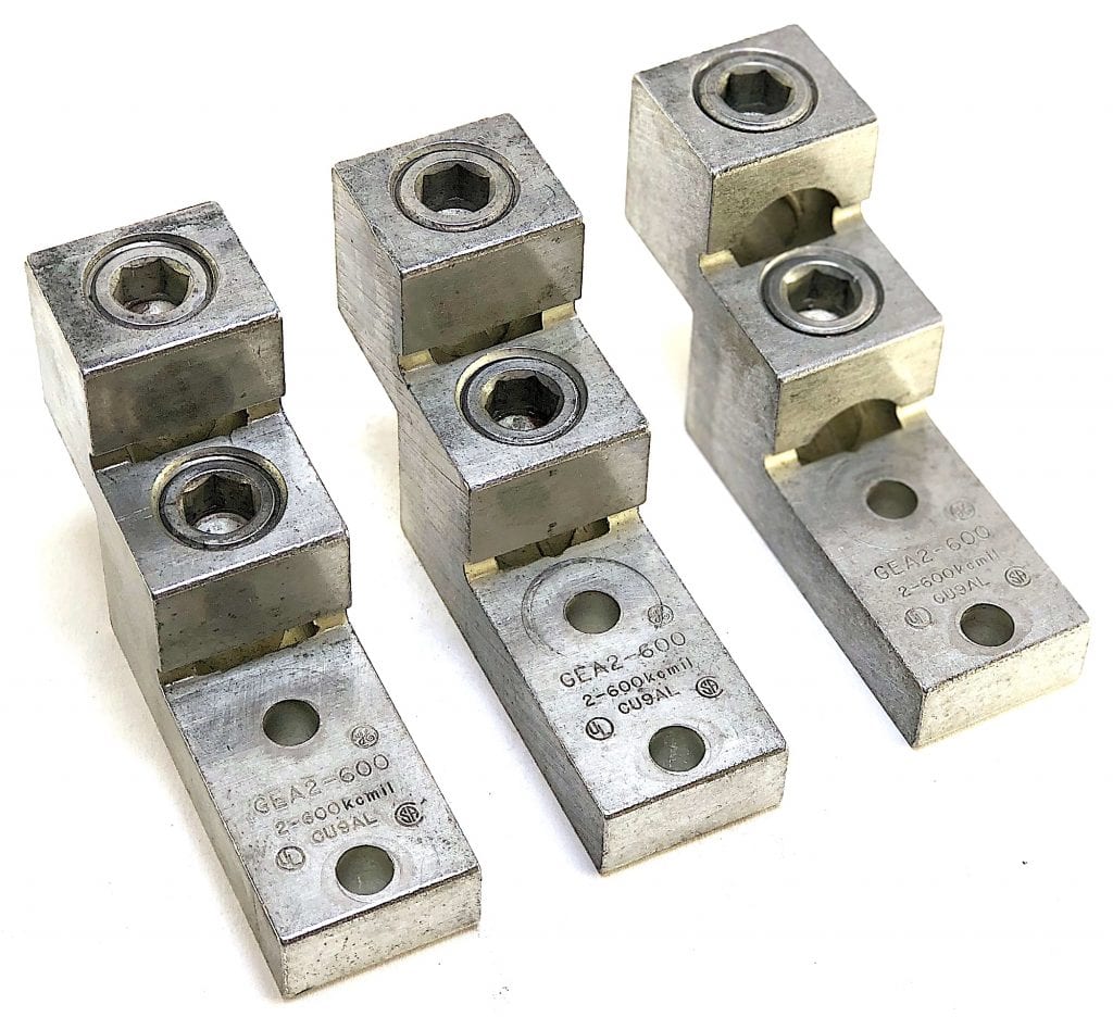 General Electric GEA2-600 2-600 kcmil CU9AL Lugs (Set of 3) (K2 ...