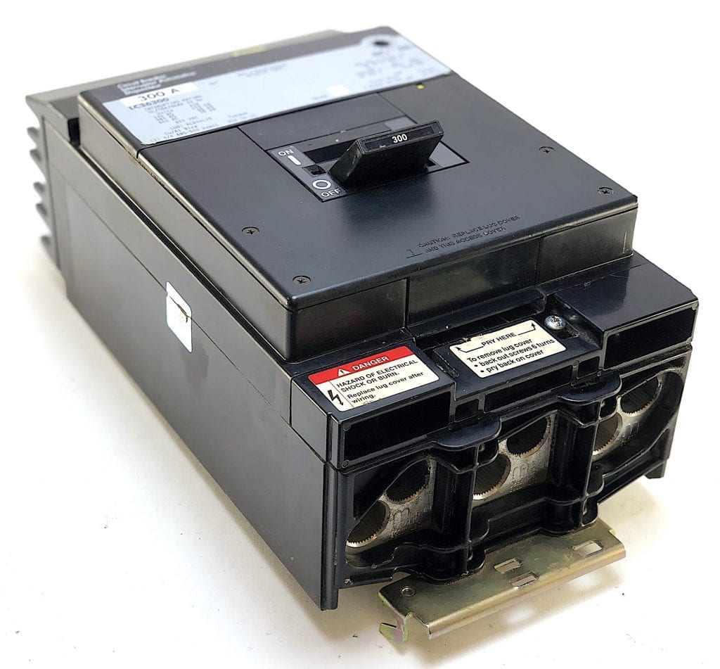 Square D 3 Pole 300 Amp 600 Vac Circuit Breaker (D6) | Electrical Power ...