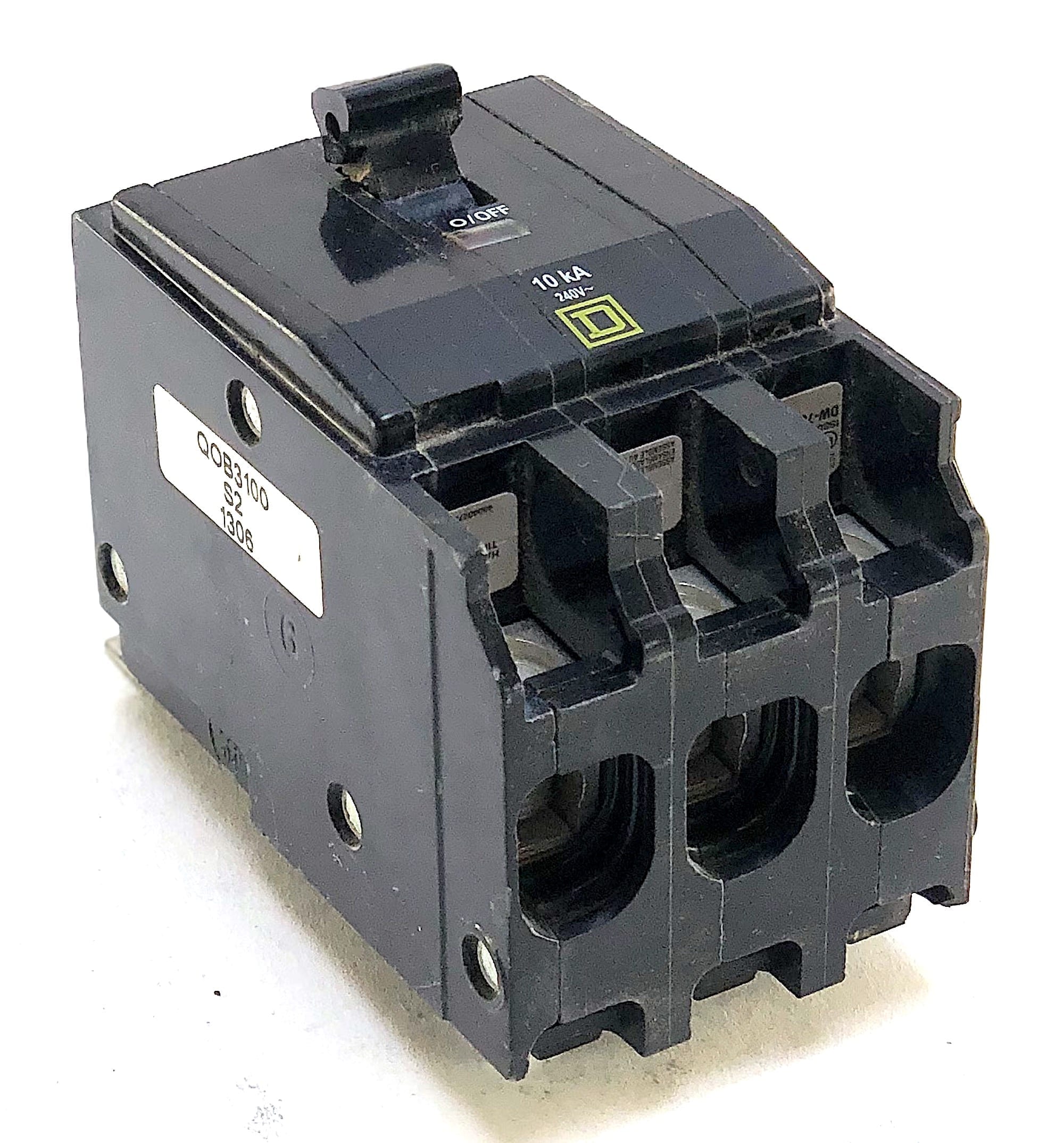 Square D 3 Pole 100 Amp 240 Vac Circuit Breaker (I4) | Electrical Power ...