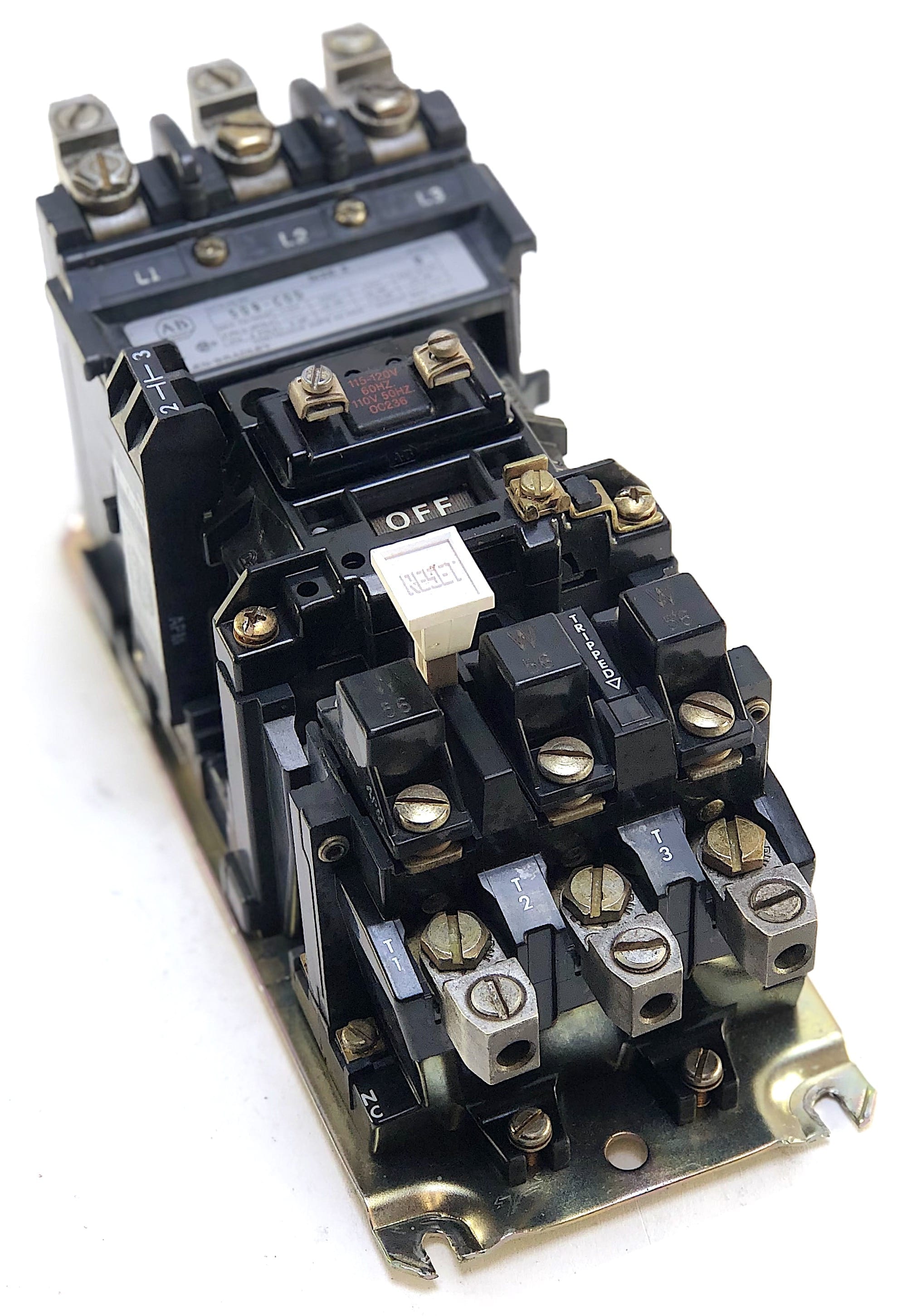 Allen Bradley 509-DOD Size 3 Motor Starter w/120 Vac Coil