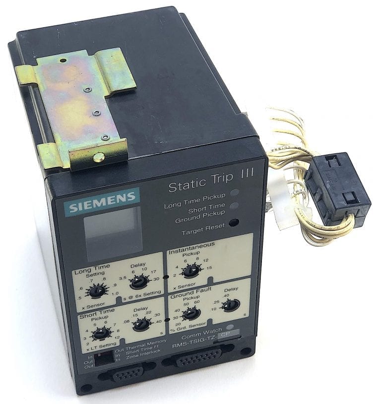 Siemens RMS-TSIG-TZ Static Trip III Trip Unit w/LSIG Functions