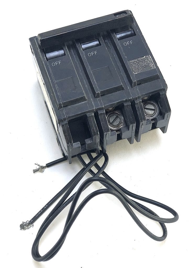 General Electric 2 Pole 60 Amp 120/240 Vac Breaker w/Shunt Trip (V2 ...