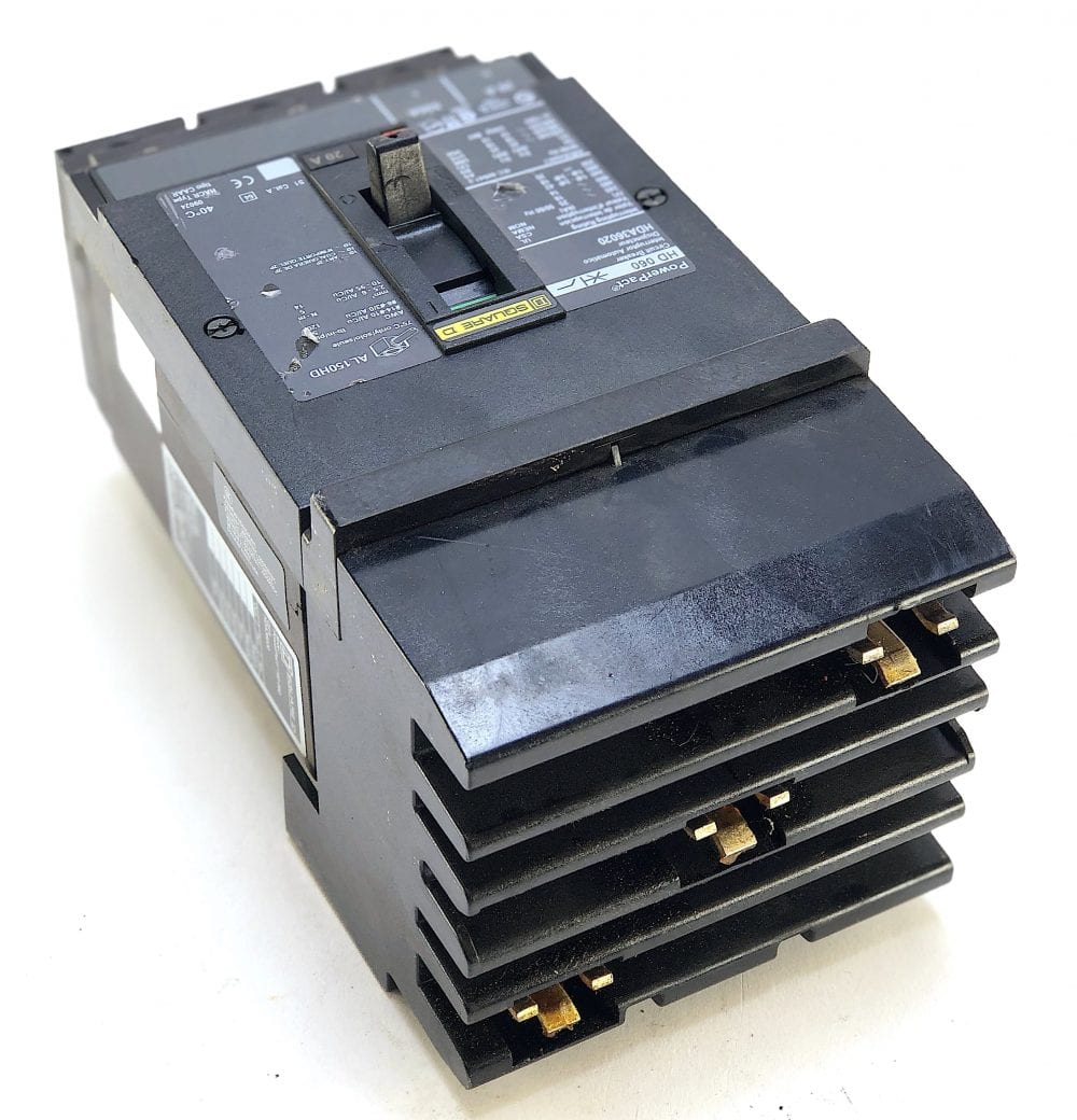 Square D HJA36020 20 Amp Circuit Breaker W/ Current Label