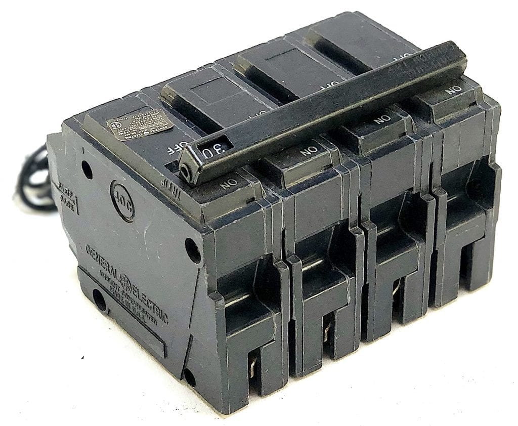 General Electric THQL32030 3P 30A 240V Circuit Breaker w/Shunt ...