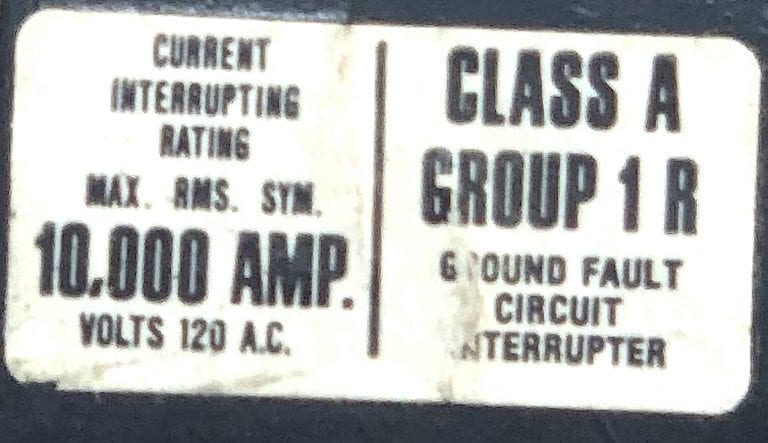 Cutler Hammer CH120GF 1 Pole 20 Amp 120V Circuit Breaker w/GFCI (Old ...