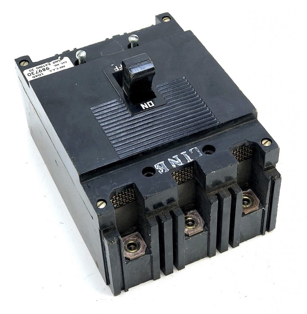 Square D 989730 3 Pole 30 Amp 480 Vac Circuit Breaker | Electrical ...