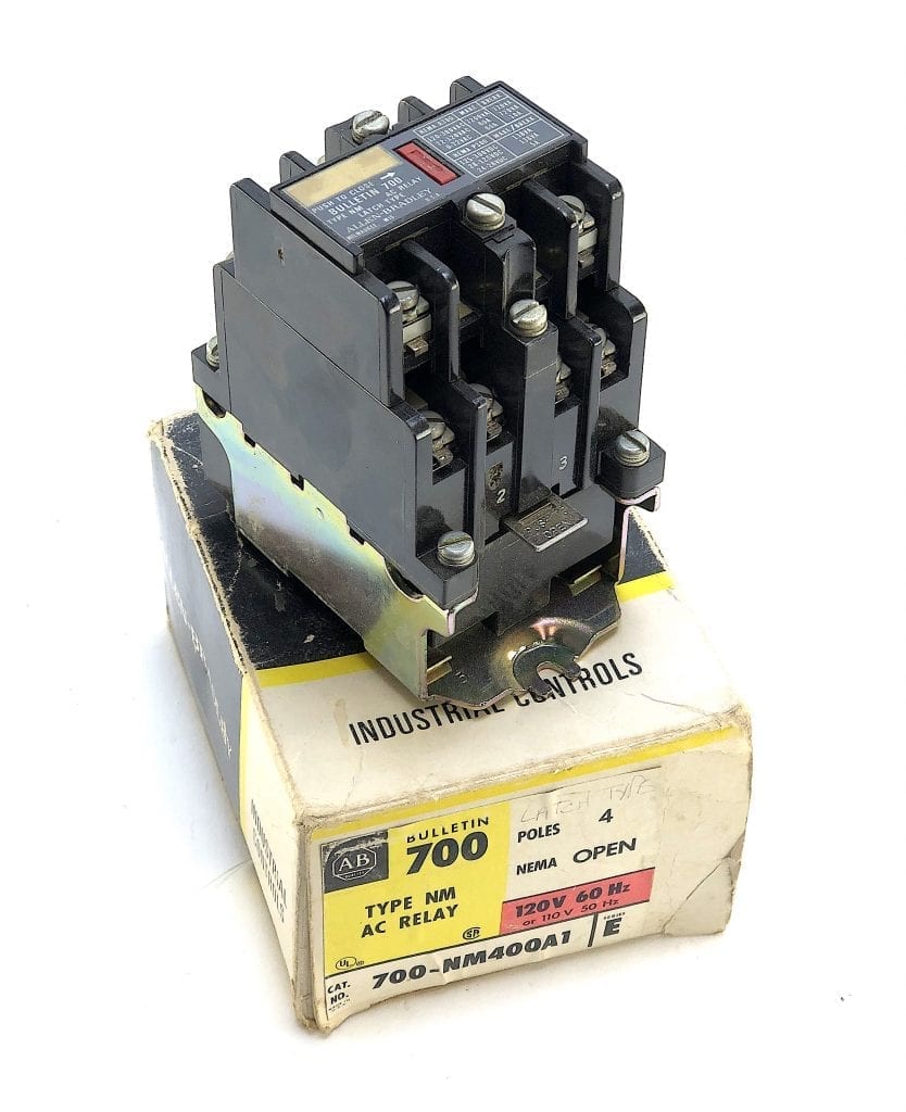Allen Bradley 120V 60Hz 4 Pole Type NM AC Relay (NIB) (Y2) | Electrical ...