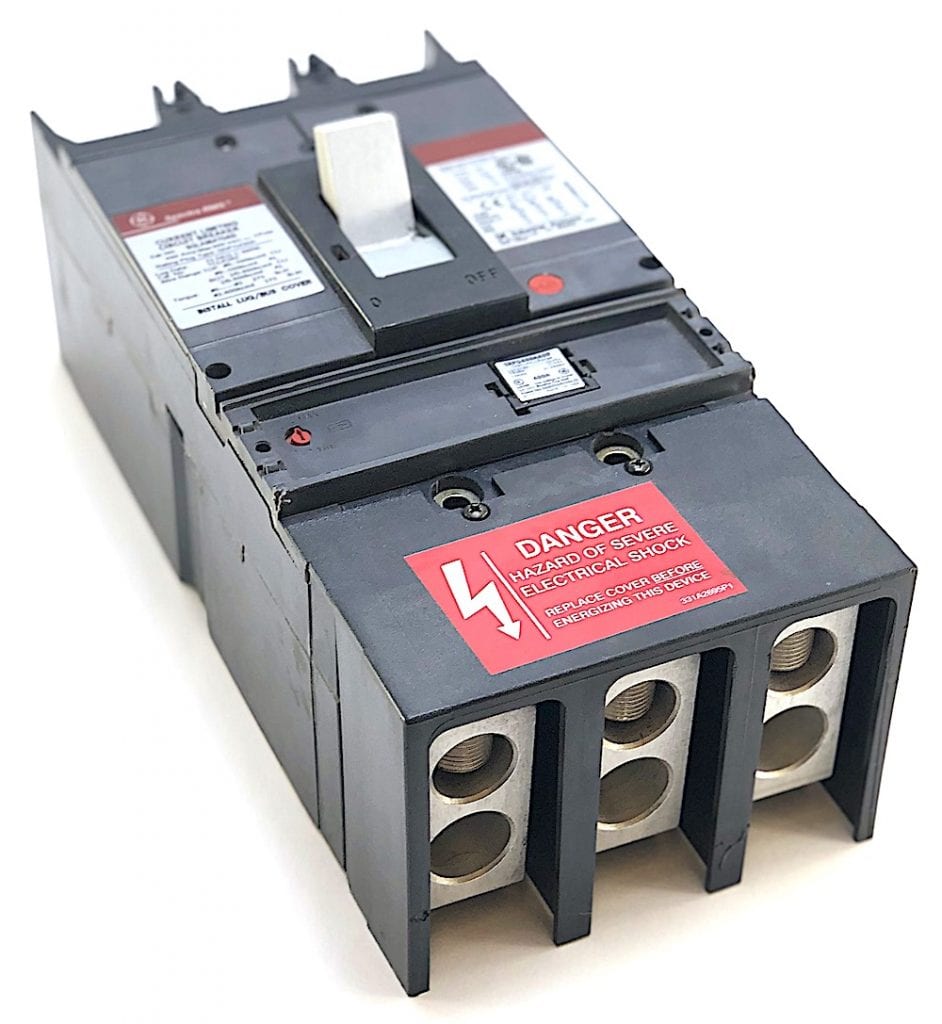 General Electric SGLA36AT0400 3P 400A 600V Breaker w/400A Plug ...