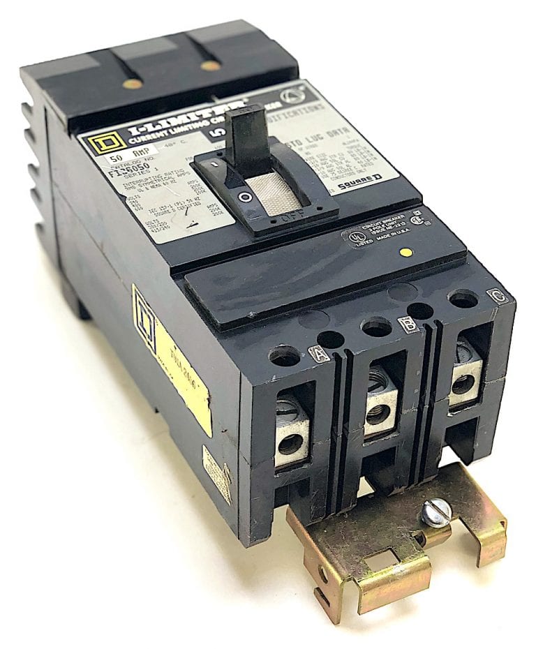 Square D FI36050 3 Pole 50 Amp 600 Vac I-Line Circuit Breaker | Electrical Power and Control ...