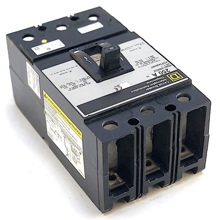 Square D KCP34250MT 3 Pole 250 Amp 480 Vac Circuit Breaker | Electrical ...