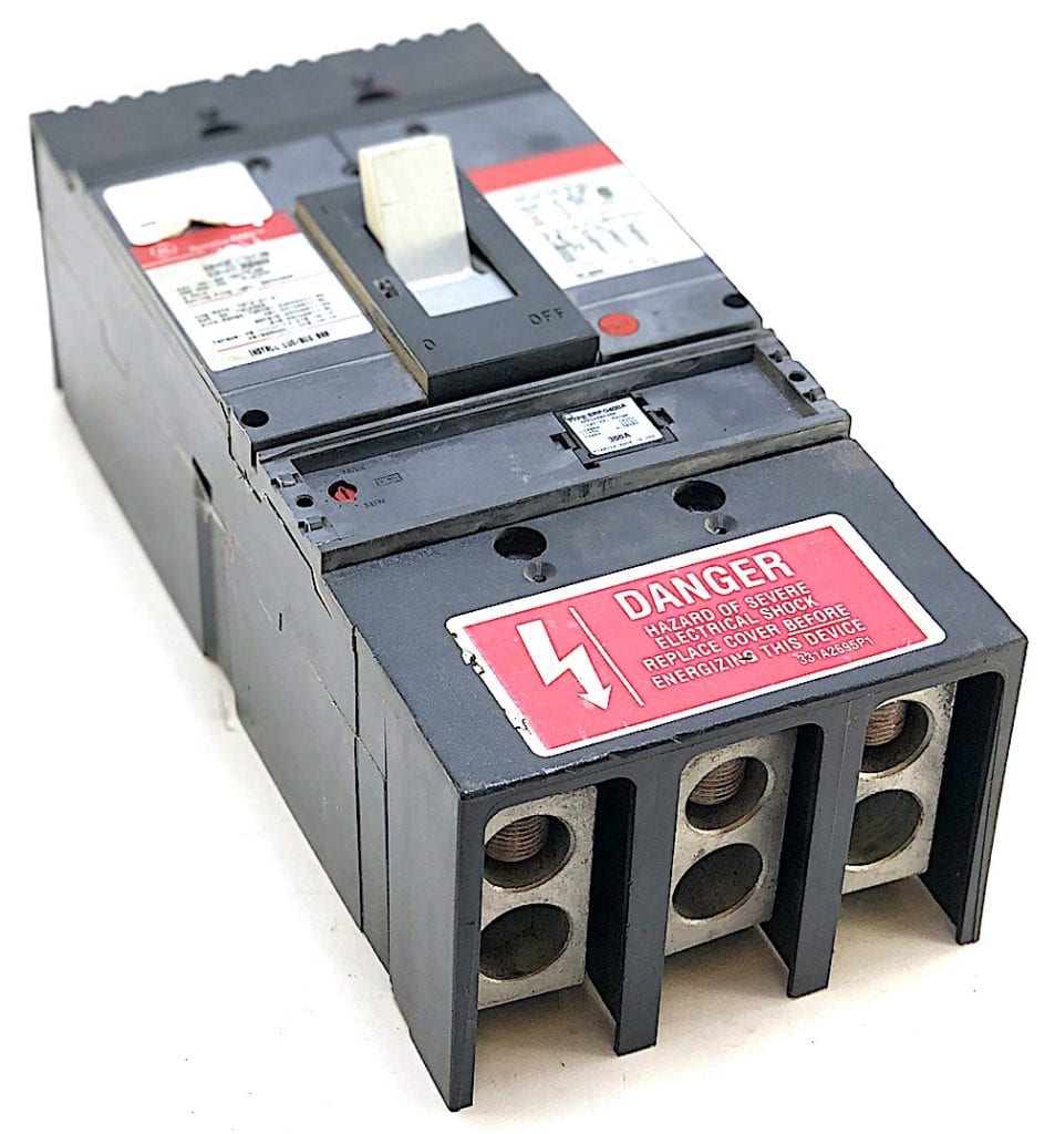 General Electric SGLA36AT0400 3P 400A 600V Breaker w/300A Plug ...