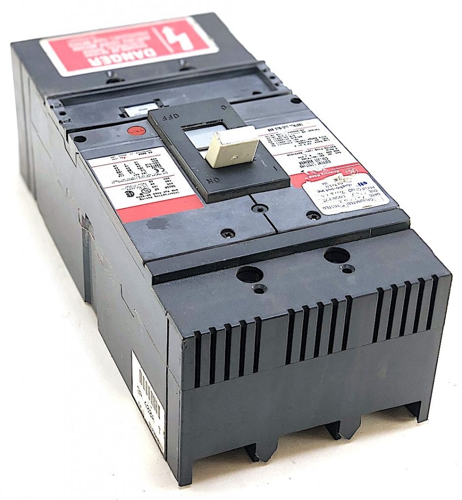 General Electric SGLA36AT0400 3P 400A 600V Breaker w/300A Plug ...