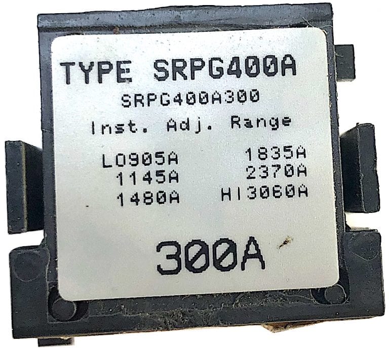 General Electric SRPG400A300 300 Amp Rating Plug | Electrical Power and ...