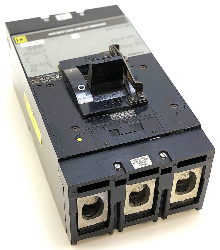 Square D LAL36400 3 Pole 400 Amp 600 Vac Circuit Breaker (D6 ...