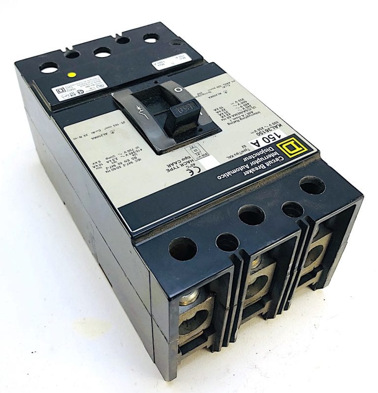 Square D KAL36150 3 Pole 150 Amp 600 Vac Circuit Breaker (C4 ...