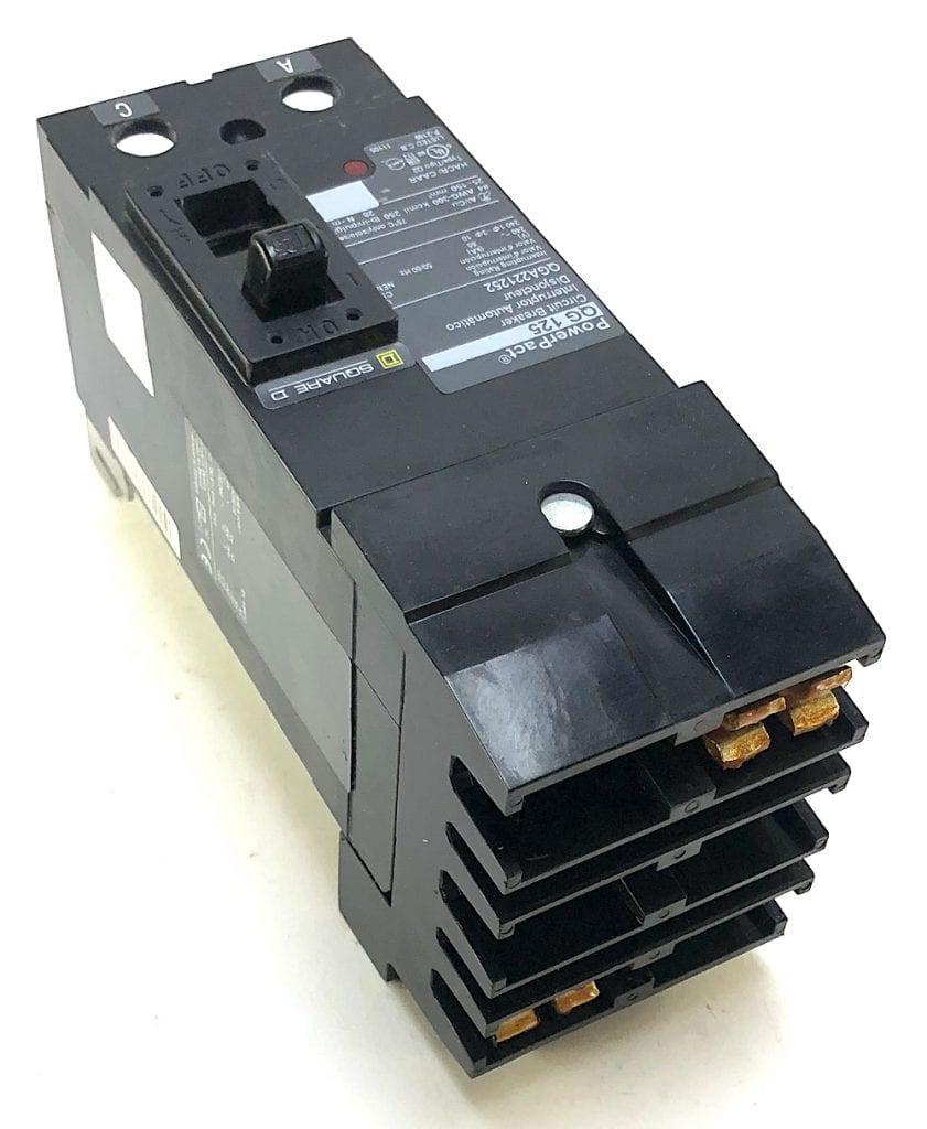 Square D QGA221252 2 Pole 125 Amp 240 Vac Circuit Breaker (G2 ...