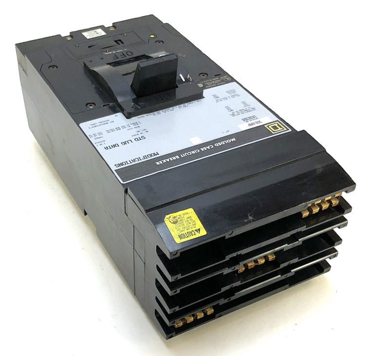 Square D LA36300 3 Pole 300 Amp 600 Vac I-Line Circuit Breaker ...