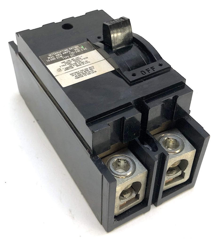 Square D Q2L100 2 Pole 100 Amp 240 Vac Circuit Breaker | Electrical ...