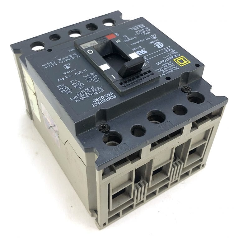 Square D GJL36075M06 3 Pole 75 Amp 600 Vac Circuit Breaker (J3 ...