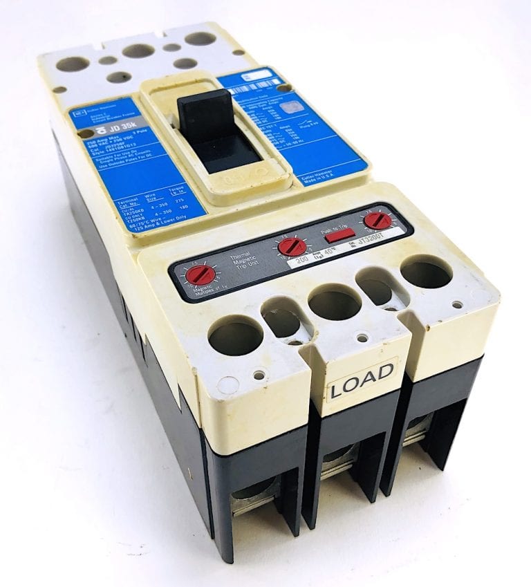 Cutler Hammer JD3250F 3 Pole 250 Amp 600 Vac Circuit Breaker w/200A ...