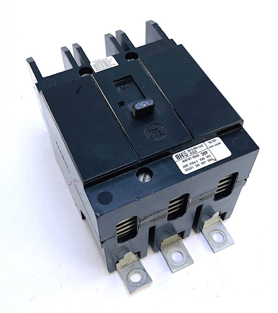 Westinghouse GHB3015 3 Pole 15 Amp 240 Vac Circuit Breaker (R2 ...