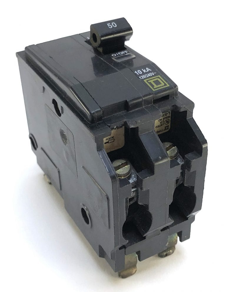 Square D QO250 2 Pole 50 Amp 240 Vac Circuit Breaker | Electrical Power ...