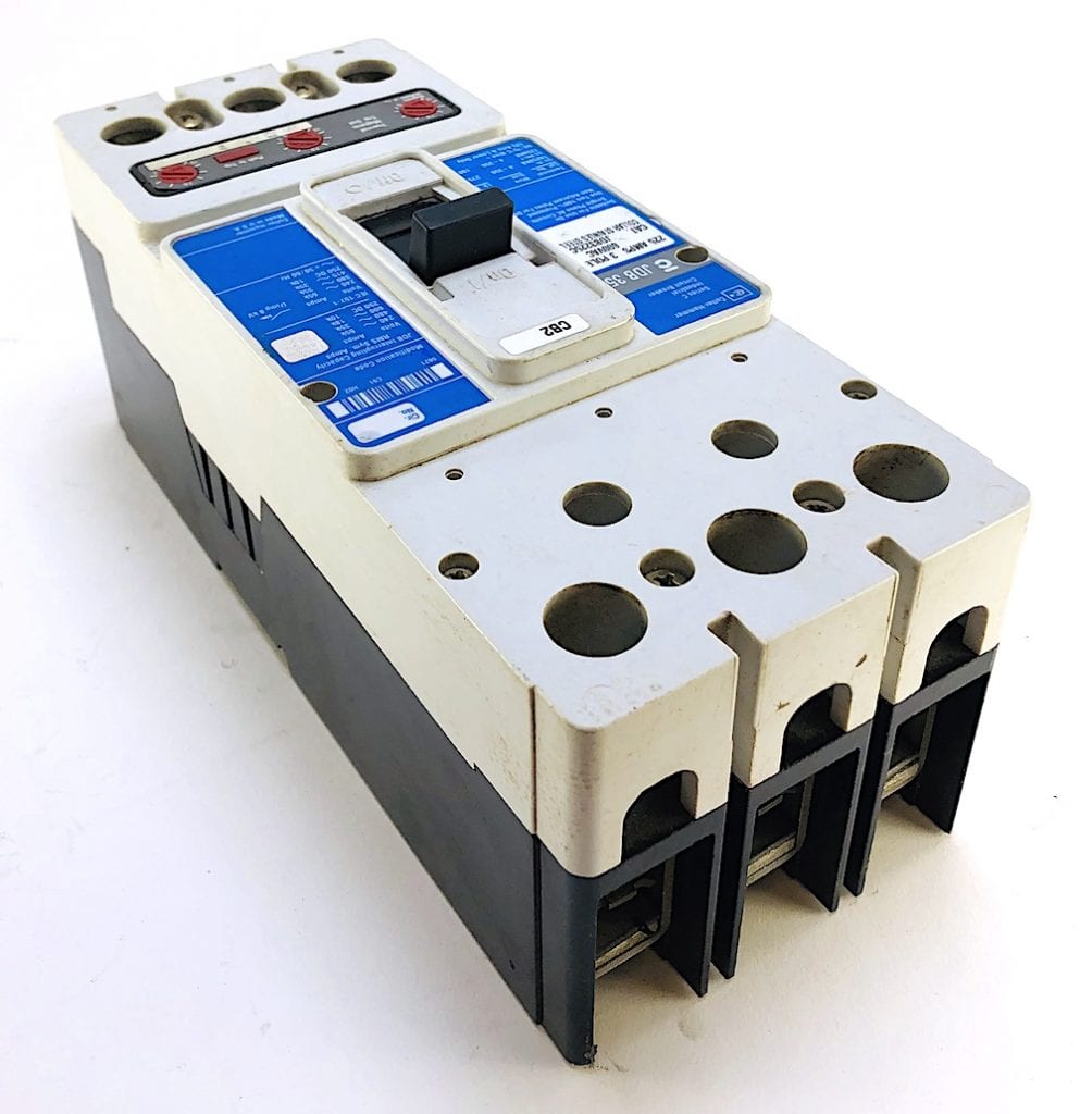 Cutler Hammer JDB3225C 3 Pole 225 Amp 600 Vac Breaker w/225A Trip ...