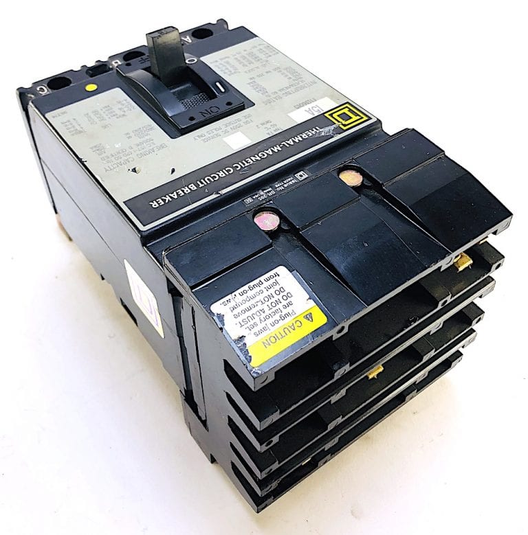 Square D FH36015 3 Pole 15 Amp 600 Vac Circuit Breaker (E2) | Electrical Power and Control ...