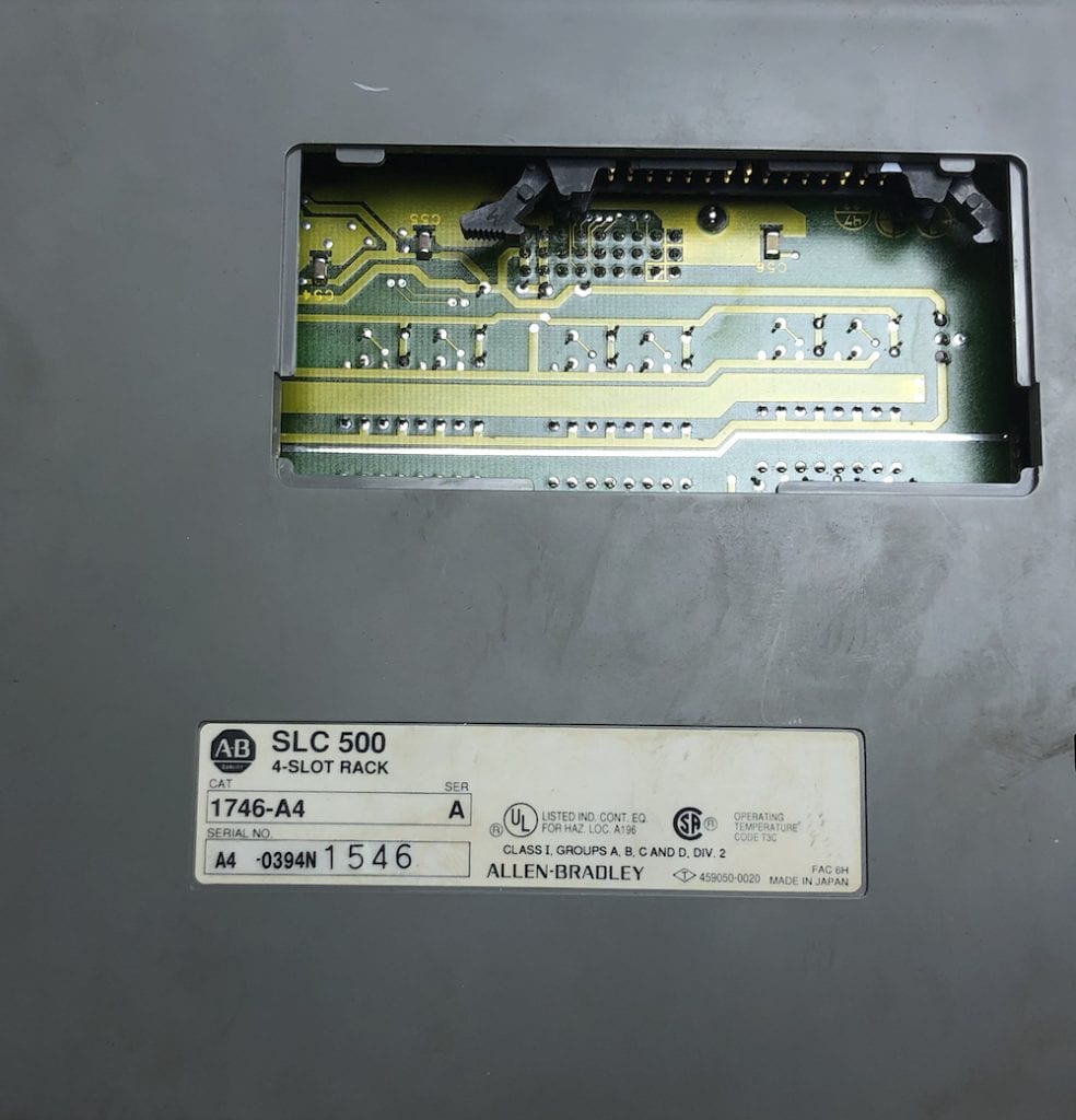 Allen Bradley 1746-P2 SLC 500 Power Supply w/4-Slot Rack +Cable +4 ...